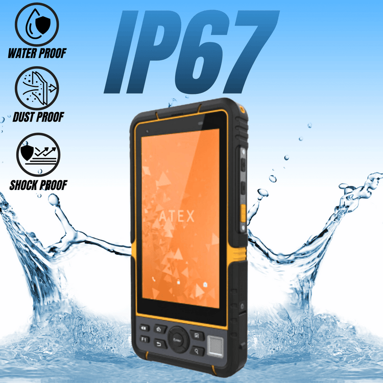 Intrinsically Safe Mobile Terminal RFID Barcode Reader - ATEX Hazardou ...